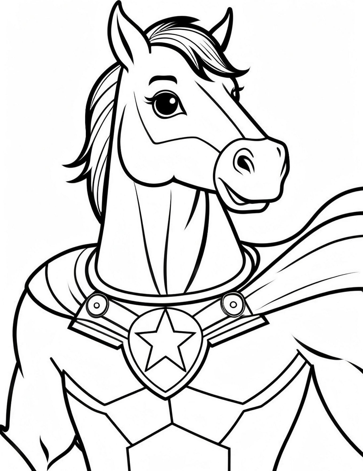 Over 90+ Free Horse Coloring Pages - Printable Pages