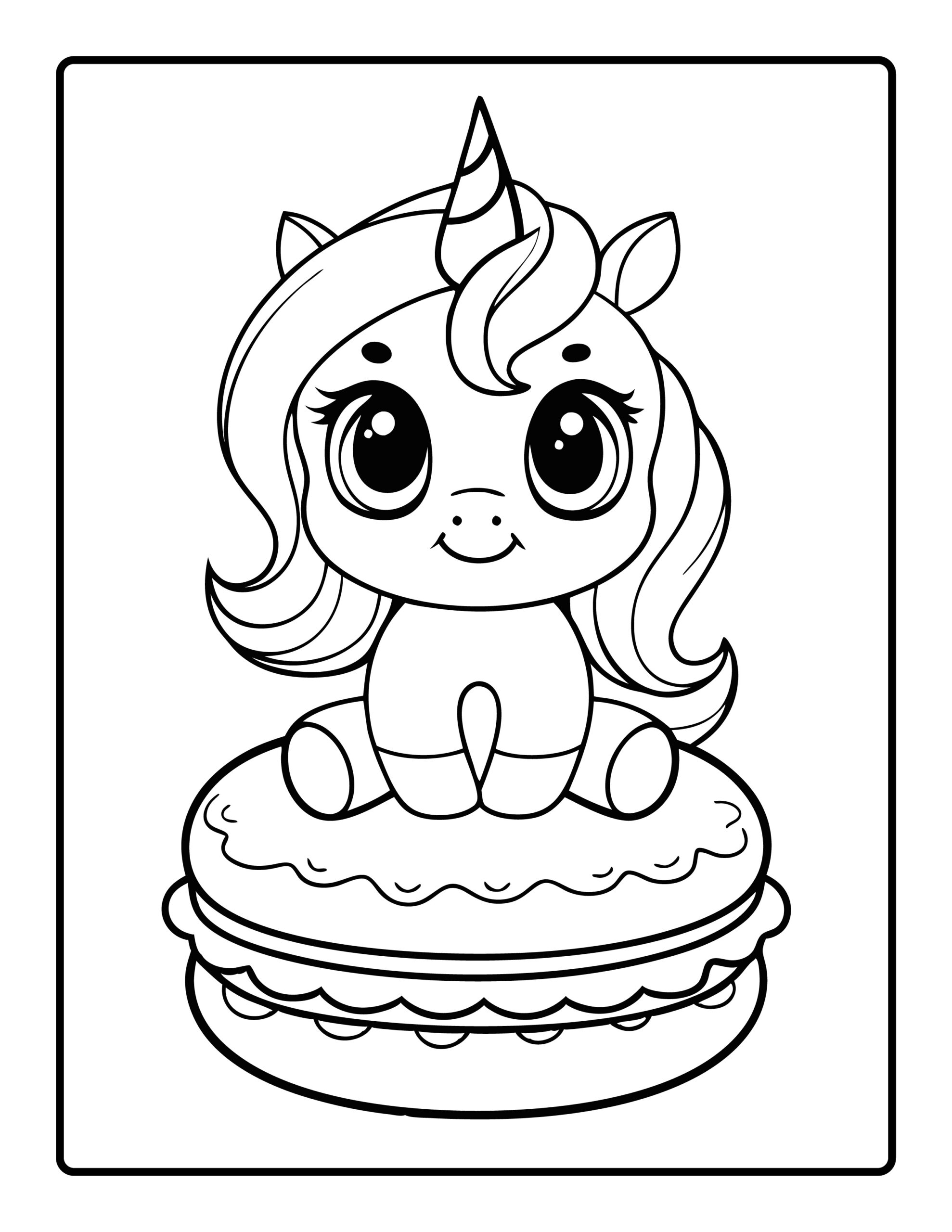100 Free Printable Unicorn Coloring Pages for Kids