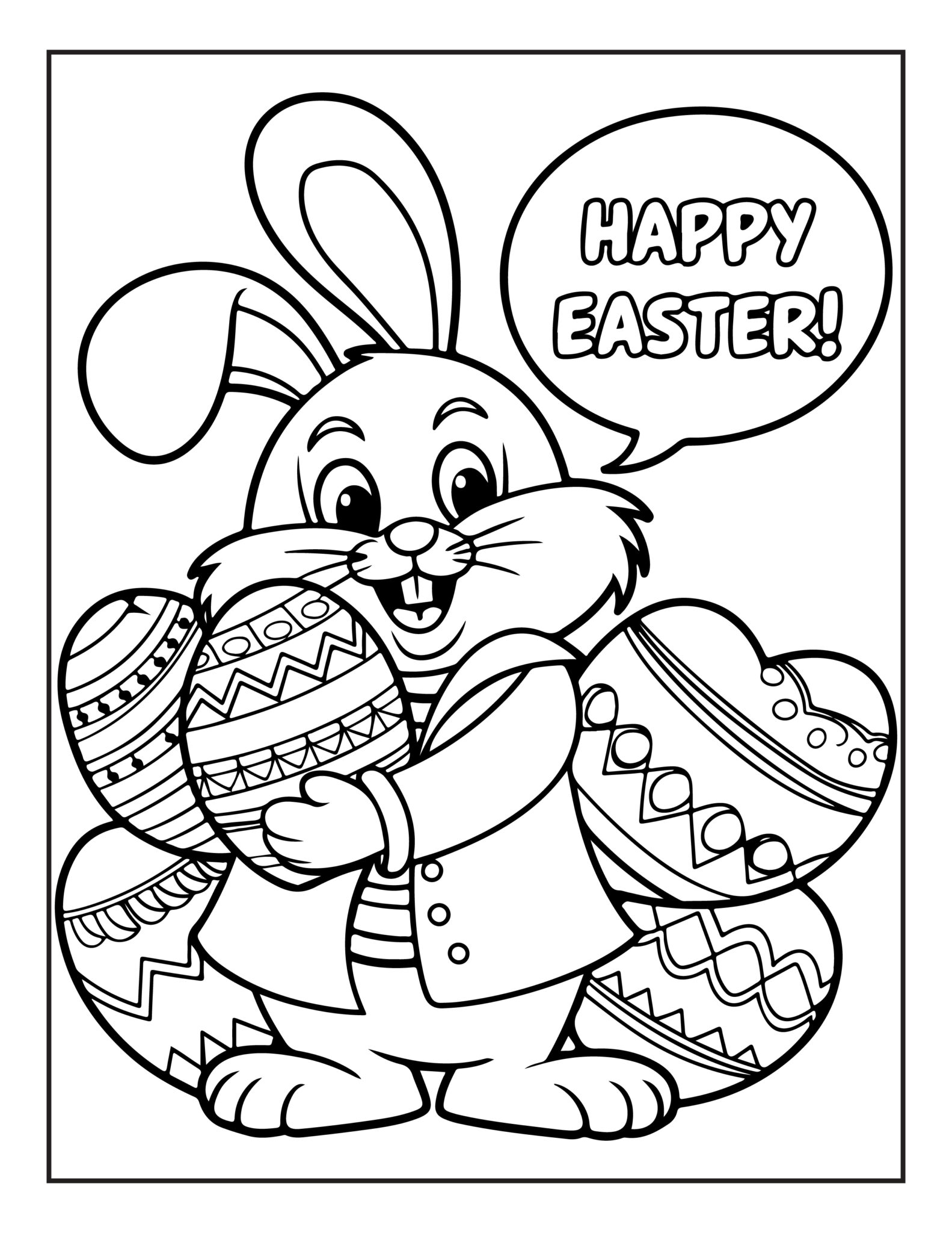Easter Coloring Pages - Over 100+ Free Printable Pages