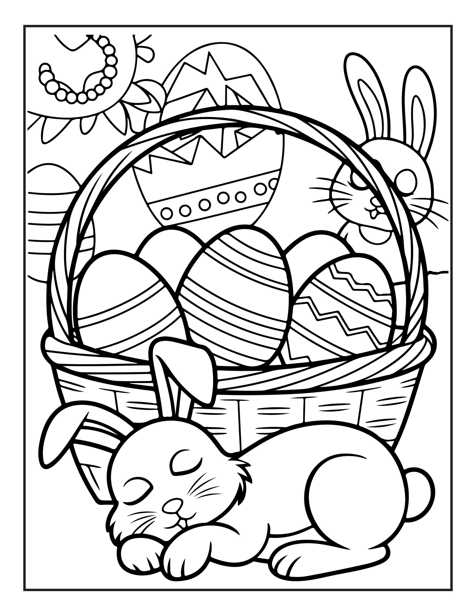 Easter Coloring Pages - Over 100+ Free Printable Pages
