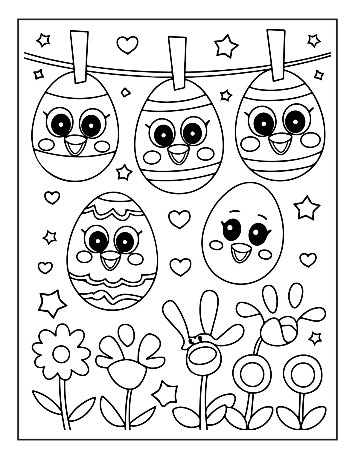 Easter Coloring Pages - Over 100+ Free Printable Pages