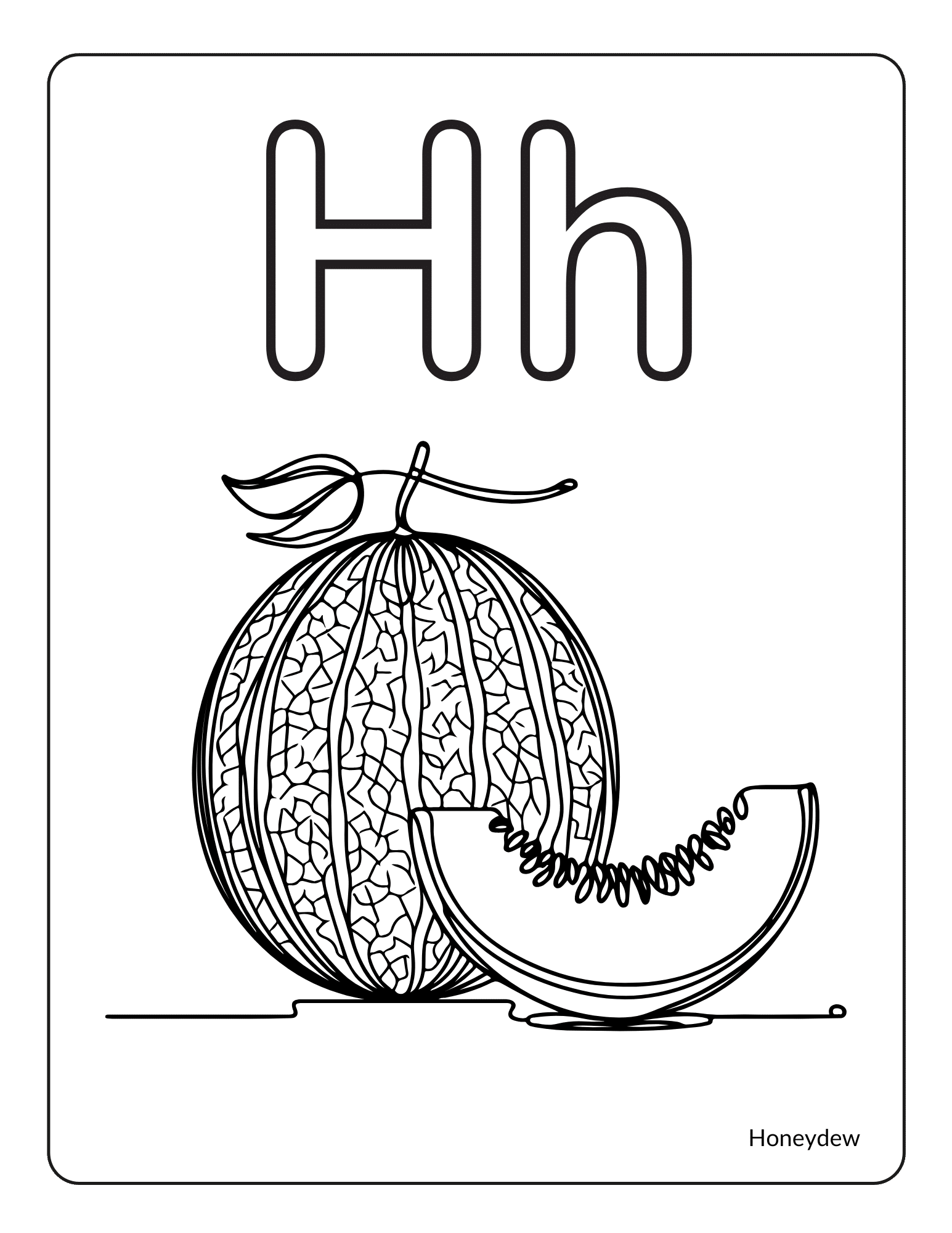26 Fruit Coloring Pages - Free Printable PDF