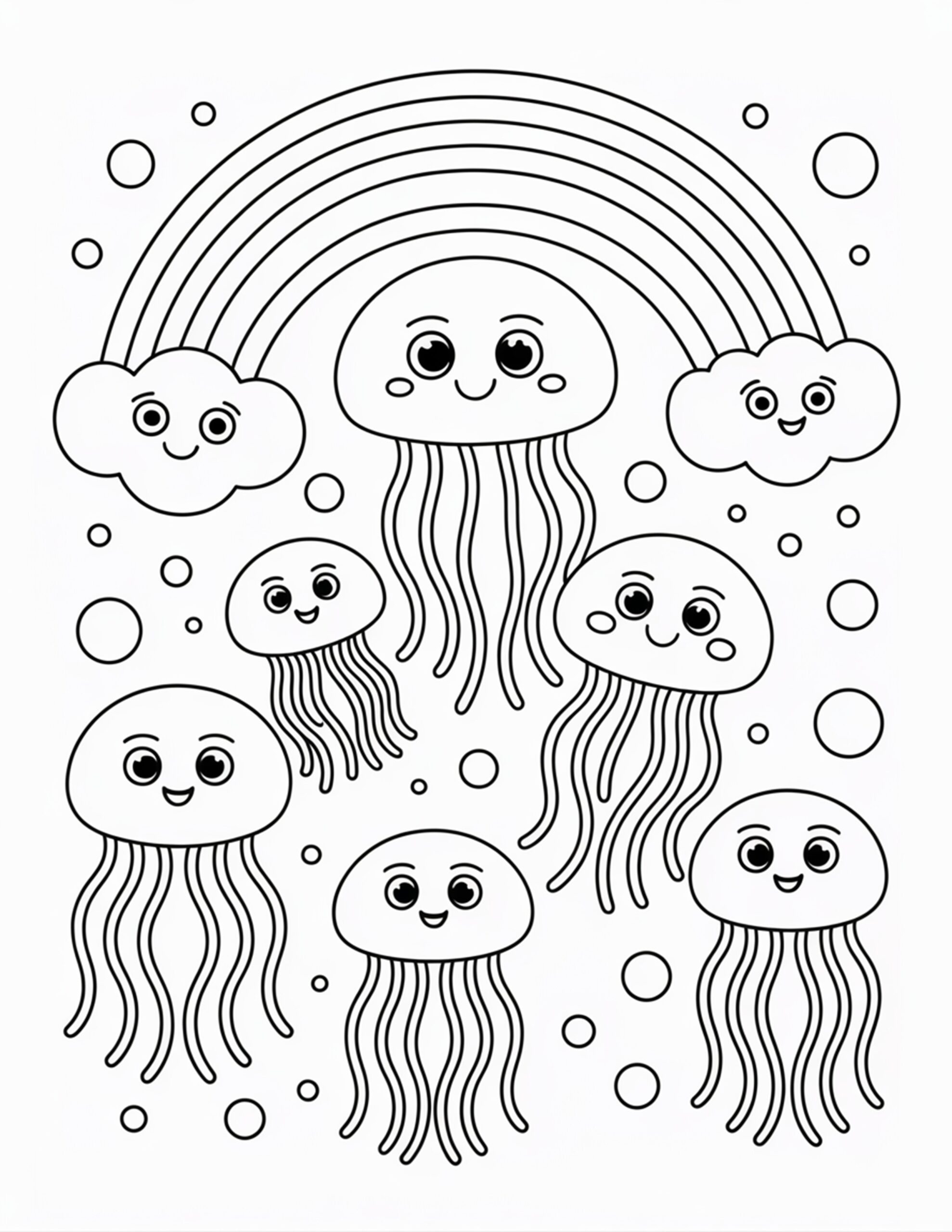 100+ Free Ocean Animals Coloring Pages - Printable