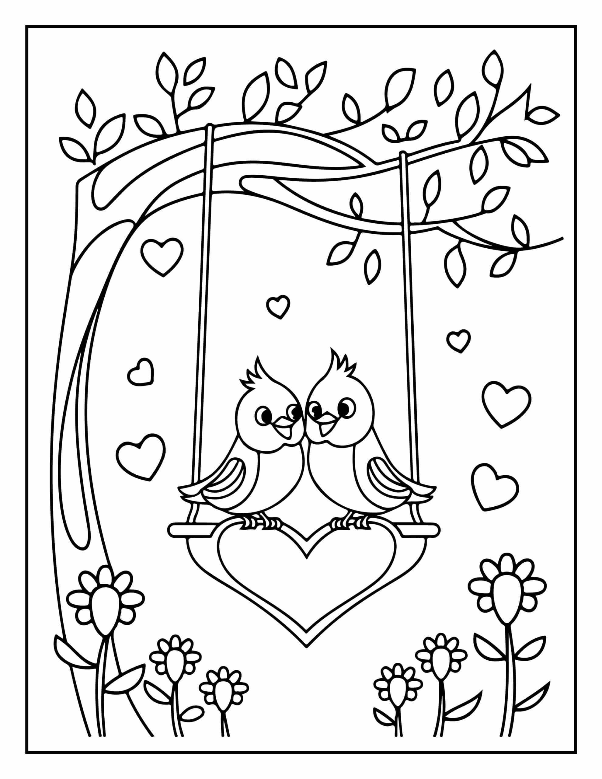 150 Valentines Day Coloring Pages - FREE Printable