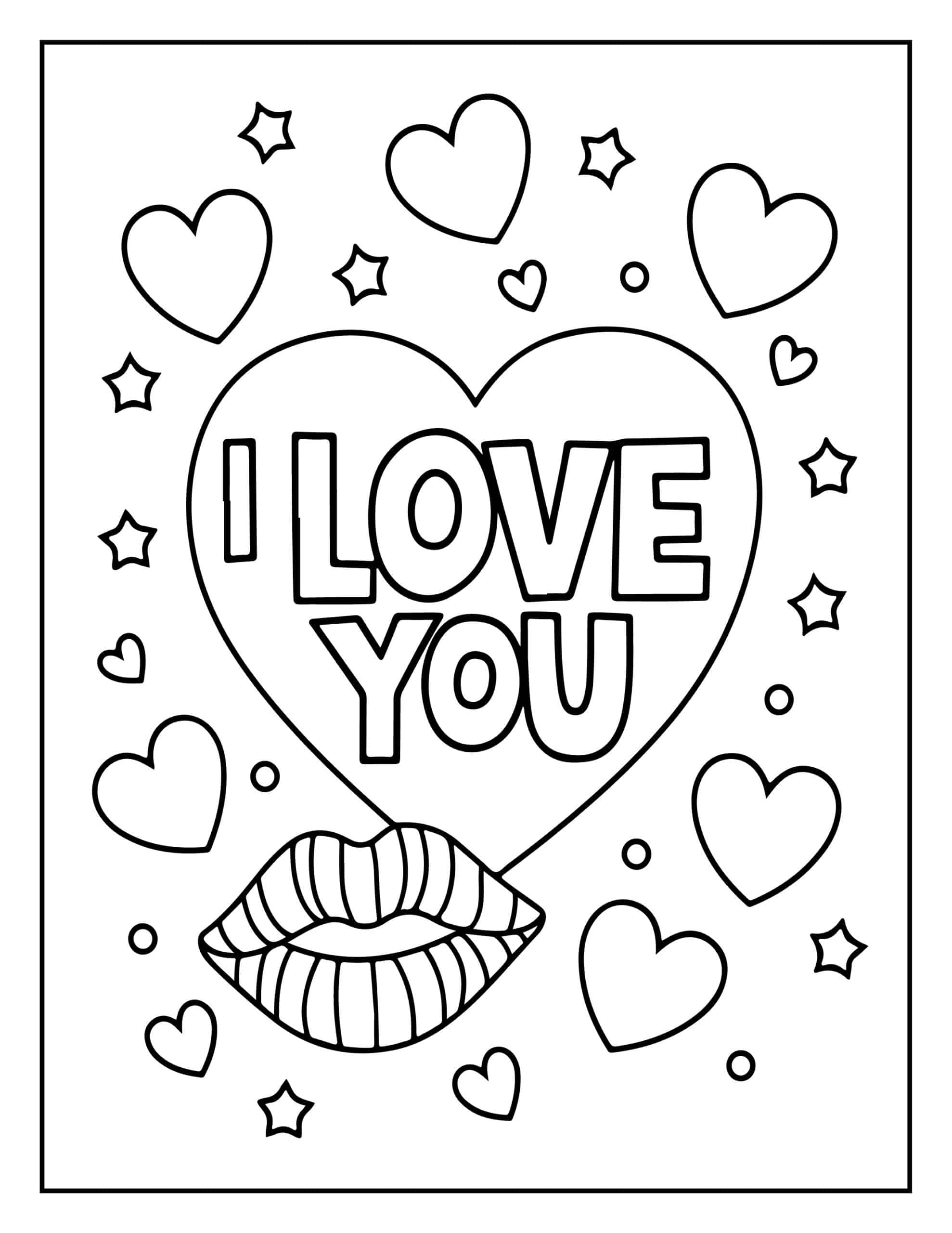 150 Valentines Day Coloring Pages - FREE Printable