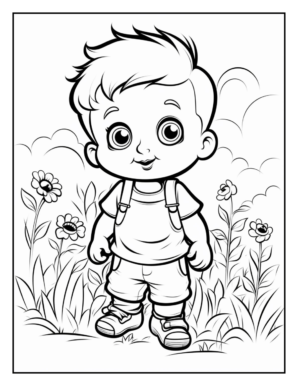 135 Baby Coloring Pages - Free Printable Baby PDF