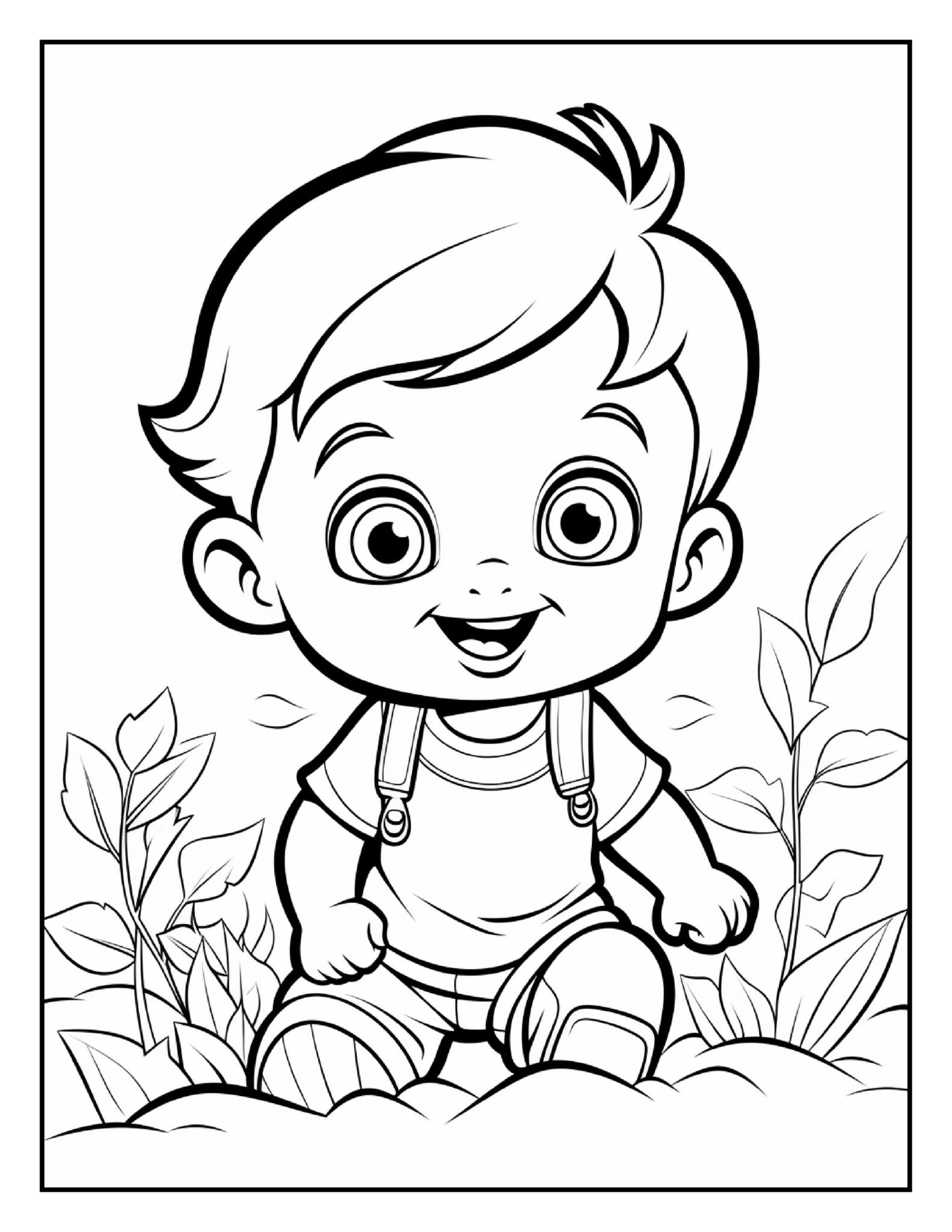 135 Baby Coloring Pages - Free Printable Baby PDF