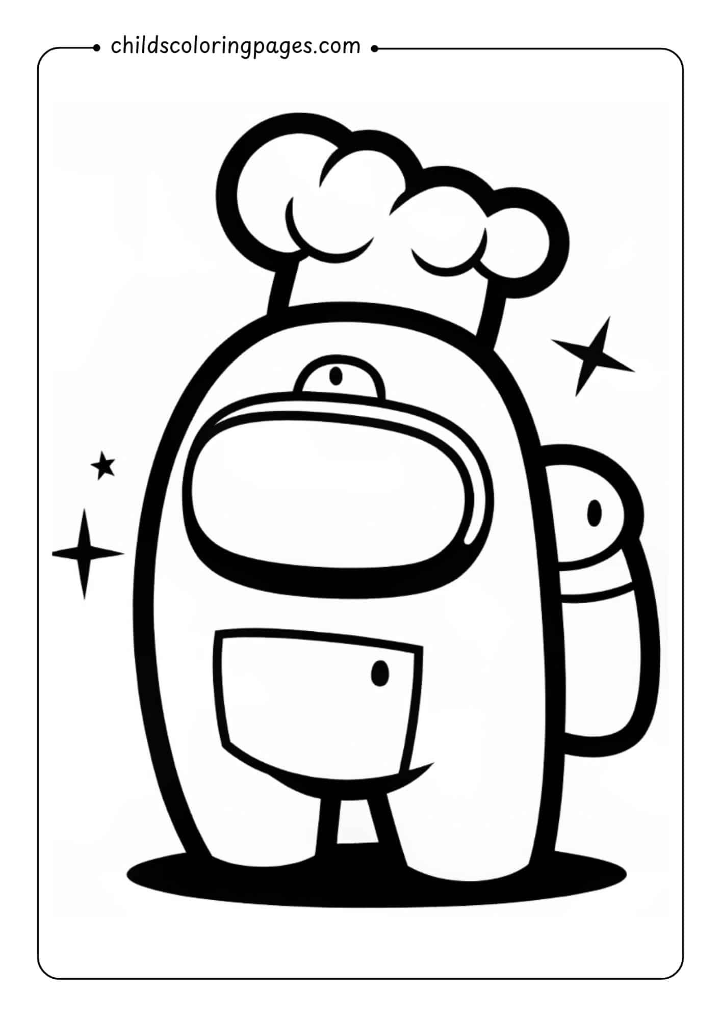 30 Among Us Coloring Pages - Free printable Among Us PDF