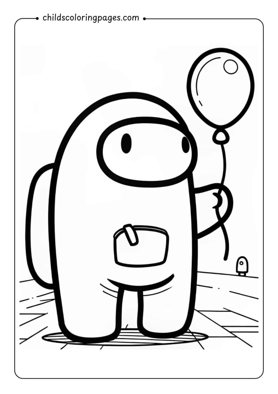 30 Among Us Coloring Pages - Free printable Among Us PDF