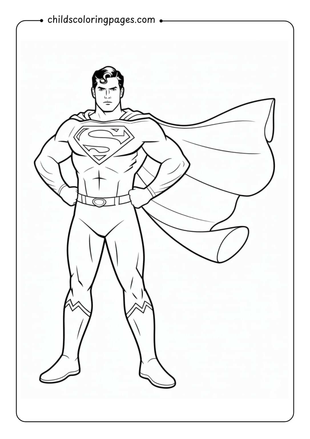 20 FREE Superman Coloring Pages - Printable PDF Download