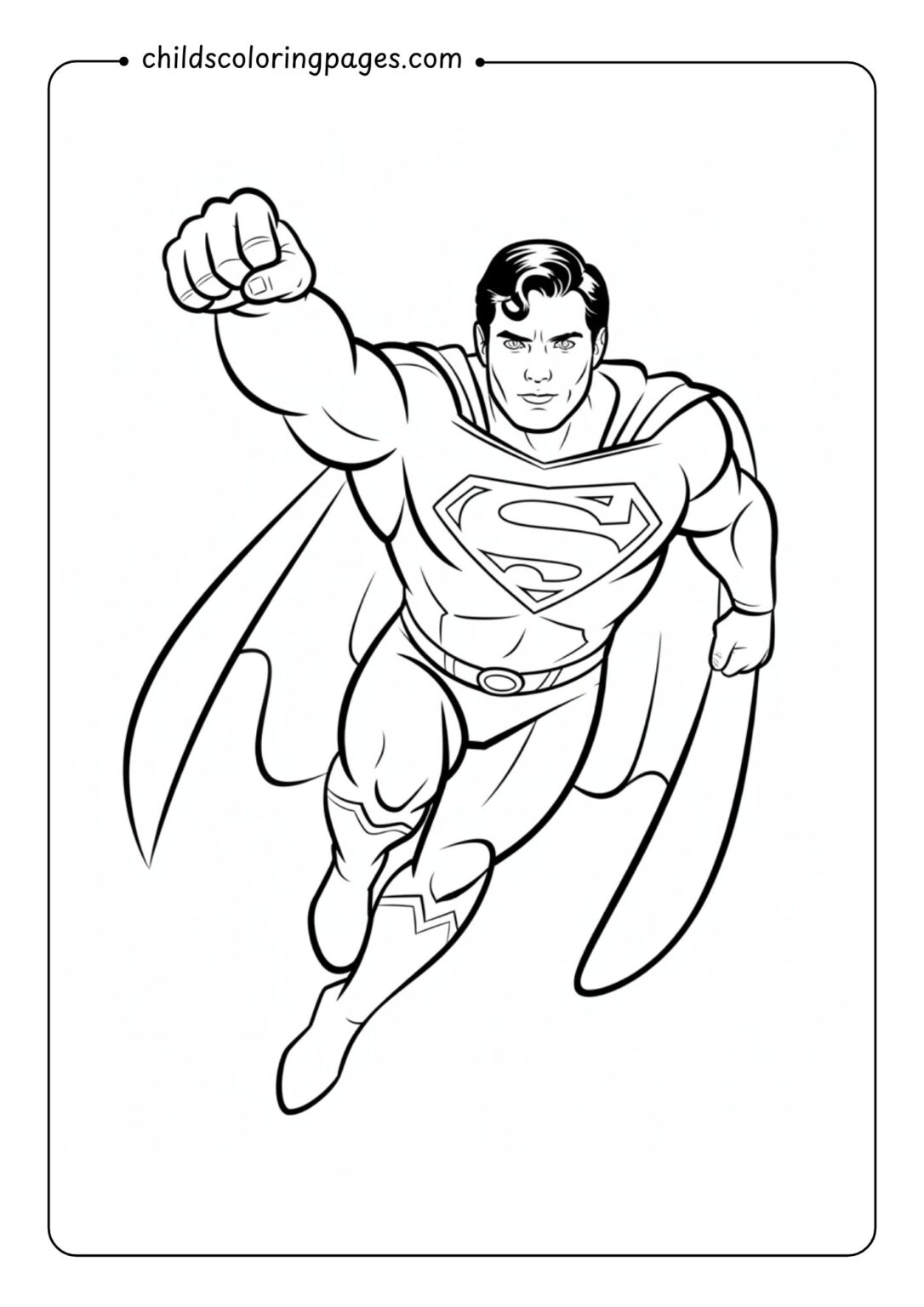 20 FREE Superman Coloring Pages - Printable PDF Download
