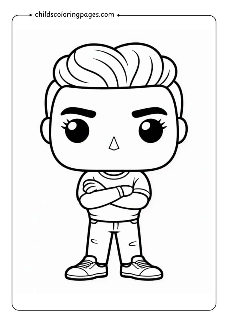 30 FREE Funko Pop Coloring Pages - Printable PDF Download